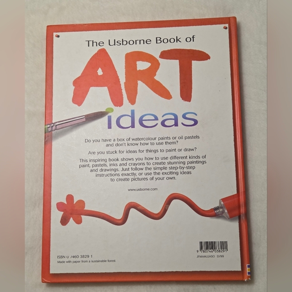 usborne | Other | The Usborne Book Of Art Ideas Over 20 Ideas For ...